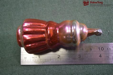 Купить Елочная стеклянная игрушка Кот в сапогах Стекло подвес СССР в интернет аукционе