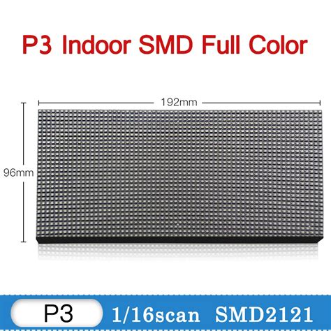 P3 Indoor Led Display Module RGB Full Color Tv Panel Video Wall P3 Led