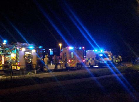 Car Crashes Into Ditch Near Ashford