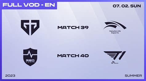Gen Vs Hle Ns Vs T1 2023 Lck Summer Split Youtube