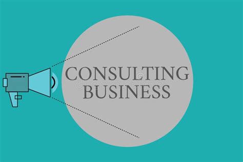 Conceptual Hand Writing Showing Consulting Business Business Photo