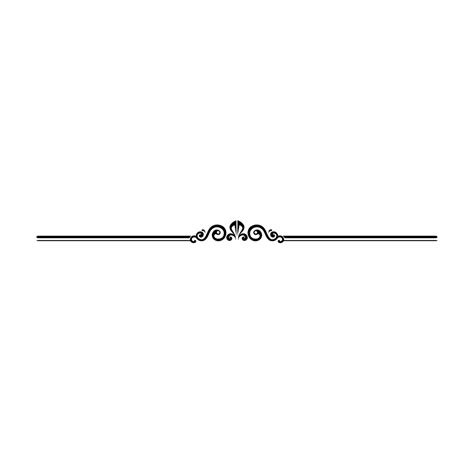 Séparateur De Ligne De Séparation Noir PNG Diviseur Diviseur Noir