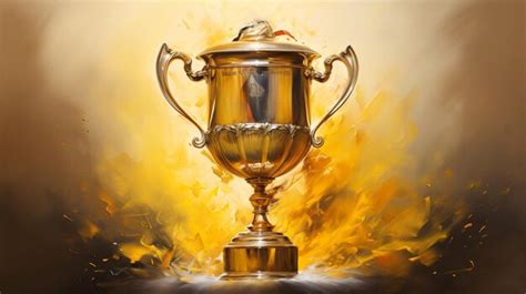Premium Photo Gold Cup Winner