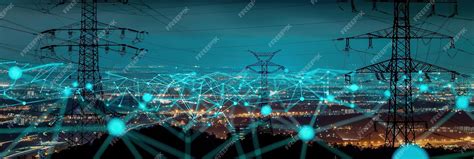 Premium Photo A Smart Grid Infrastructure With Iot Sensors Managing Energy Distribution And