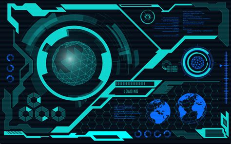 Technology Interface Background 8910730 Vector Art At Vecteezy