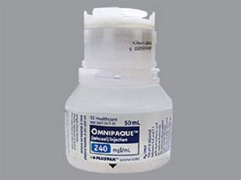 Omnipaque 240mgml 50ml Non Returnable 50cc By Amerisourcebergen