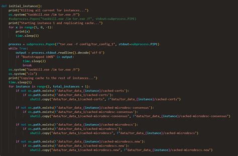 I Created A Python Script That Allows To Run Thousands Of Tor Instances