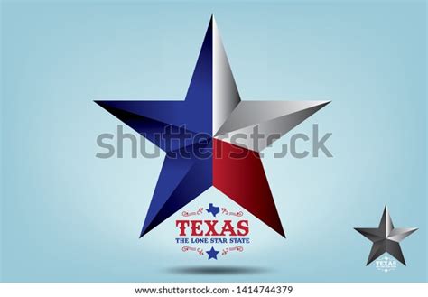 Texas Star State Nickname Lone Star Stock Vector Royalty Free 1414744379