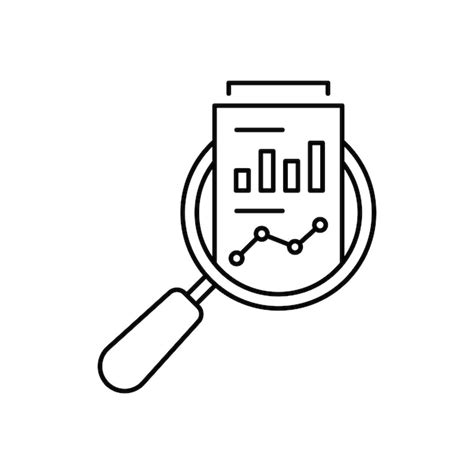 Premium Vector Audit And Data Analysis Icon Like Thin Line Assesment