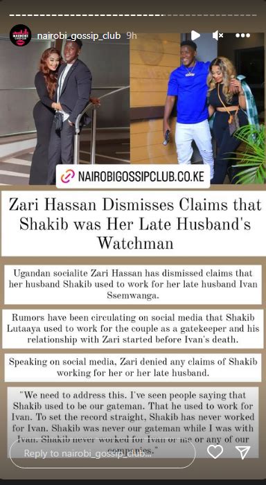 Zari Hassan Dismisses Claims That Her Current Husband Used To Work As A