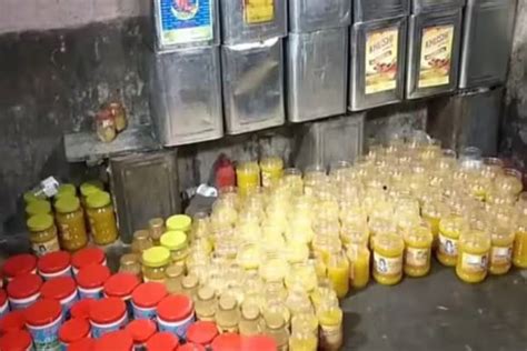 Fake Ghee Manufacturing Unit Busted In Delhi Packaging Material Of