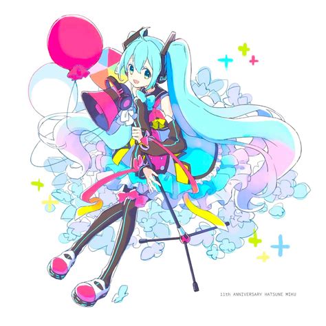 初音ミク生誕祭2018 Happy 11th Brithday Miku Hatsune Vocaloid Hatsune Miku
