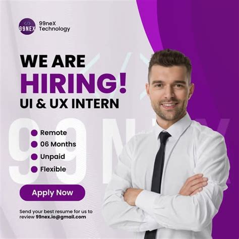 Ui And Ux Designer Intern At 99nex Itprolk