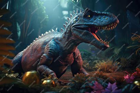 Premium Photo Dinosaurs Extinct Species Of Animals Big Strong Toothy