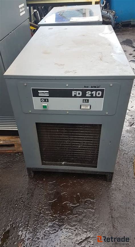 Atlas Copco Ga 75 Kompressor Med Atlas Copco Fd 210 KjØletØrker 1 Til
