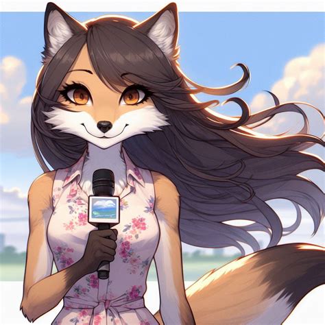 Female Anthro Fox Weather Lady By V8eatr2005 On Deviantart