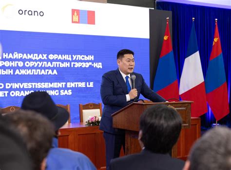 ЗГ Монгол Улс Франц Улстай ураны төсөлд хамтран ажиллах хөрөнгө оруулалтын гэрээнд гарын үсэг