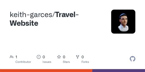 Github Keith Garces Travel Website