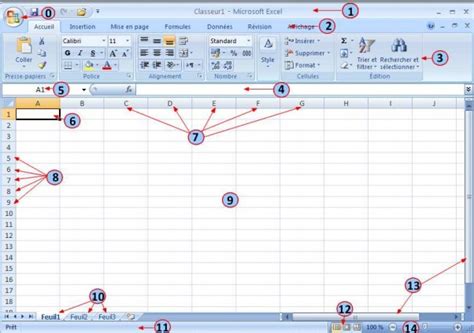 Lenvironnement De Travail De Microsoft Excel Cours Exercices Et QCM Sur Microsoft Excel