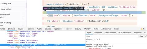 code line highlighting buggy · issue 8058 · gatsbyjs gatsby · github