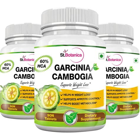Stbotanica Garcinia Cambogia 60 Hca 800mg Tablets 90 Count Pack
