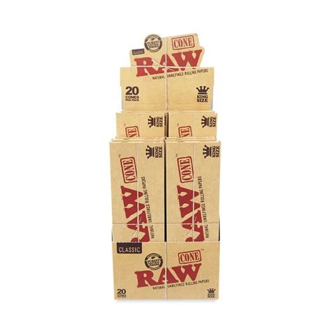 Raw Classic Cones King Size 12ct Nimbus Imports