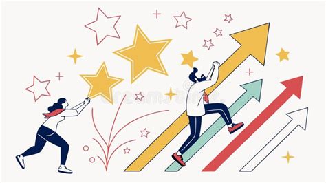 People Climbing Arrow Graph Business Growth Career Progress Success