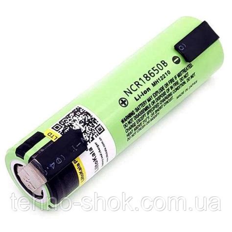 Аккумулятор 18650, LiitoKala 34B-N, 3400mah, с контактами под пайку (ID ...