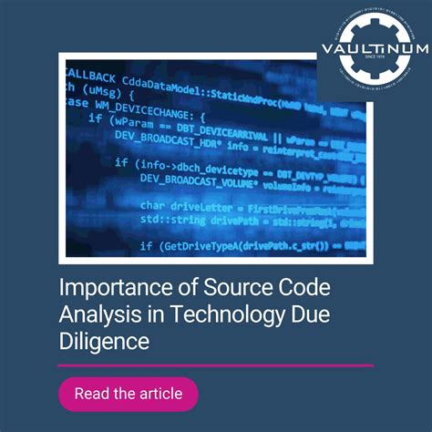 How Source Code Analysis Can Help You Invest In Tech Vaultinum Posted