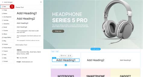 Pengaturan Widget MakeWebaEasy Blog