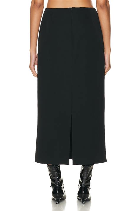 The Row Kassie Skirt In Black Fwrd