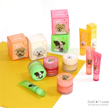 New 라네즈 댕댕이 컬렉션 립글로이 밤 촉촉한 립케어로 강추