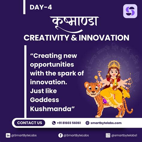 Smart Byte Labs On Linkedin Navratriday4 Goddesskushmanda Creativityandinnovation