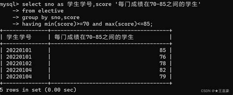 统计查询实现代码select From As Csdn博客