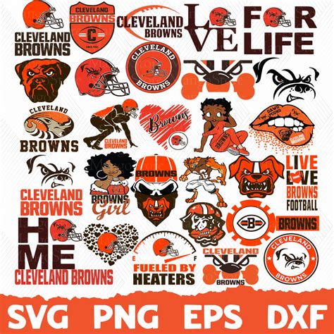 Cleveland Browns Football Team Svg Cleveland Browns Svg Cl Inspire