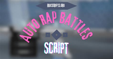 Auto Rap Battles Script RBX Scripts