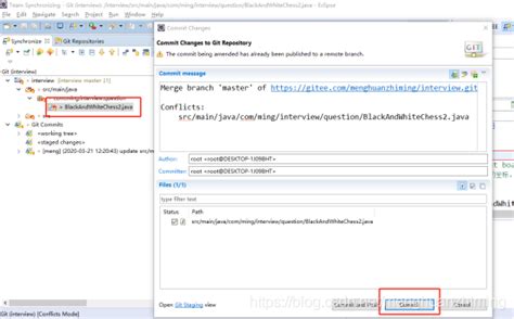 Eclipse使用git版本管理（更新代码pull和解决冲突）eclipse更新git代码 Csdn博客