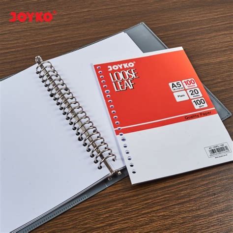 Jual JOYKO Loose Leaf A5 Polos A5 100PL Isi Kertas File Binder Plain
