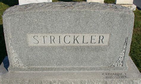 Catharine E Donnley Strickler 1859 1891 Find A Grave Memorial