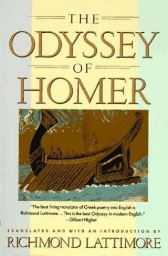 The Odyssey Of Homer Used Book By Richmond A Lattimore 9780060904791
