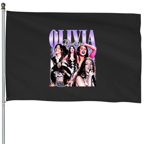 Olivia Rodrigo Vintage 90s House Flags Olivia Rodrigo House Flags Olivia Rodrigo Graphic House