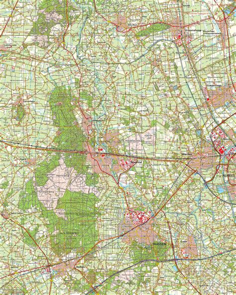 Topografische Kaart 28 West Almelo Kaarten En Atlassennl