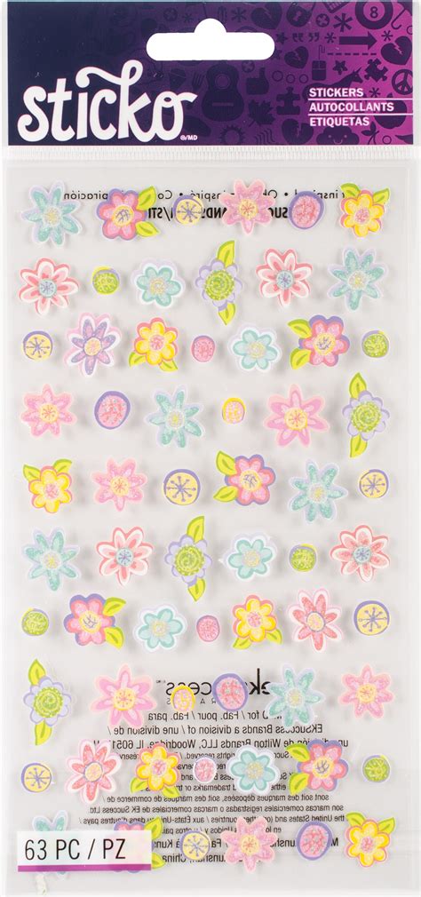 Sticko Stickers Small Teeny Tiny Flowers Michaels