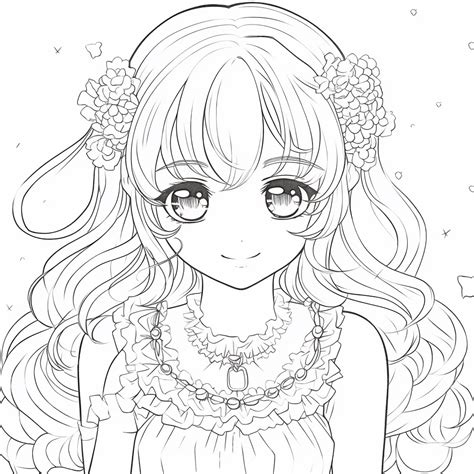 Dibujos De Chica De Dibujos Animados Para Colorear Para Colorear Pintar