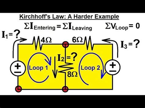 Electrical Engineering Basic Laws Of Kirchhoff S Laws A Harder YouTube