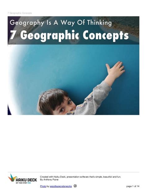 7 Geographic Concepts