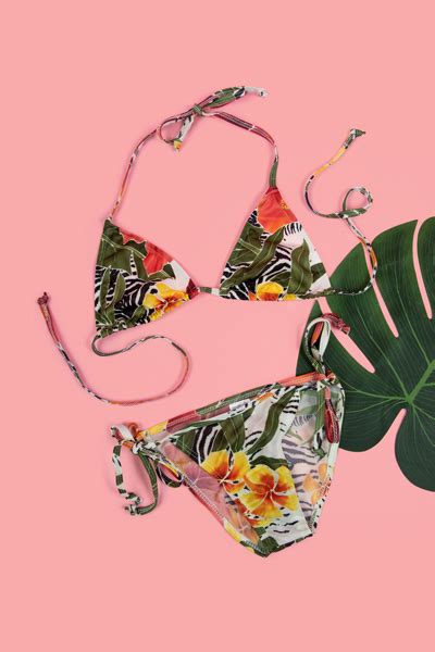 Womens Two Piece Suits Tan Through Bikini Cooltan