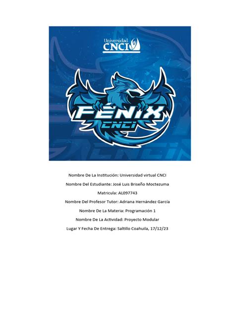 Programacion 1 Proyecto Modular Descargar Gratis Pdf Programa De Computadora Programación