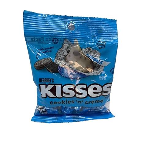 Hersheys Cookies N Creme Kisses Chocolate Candy Bundle