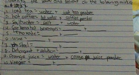 Identify The Solute And Solvent Of The Studyx